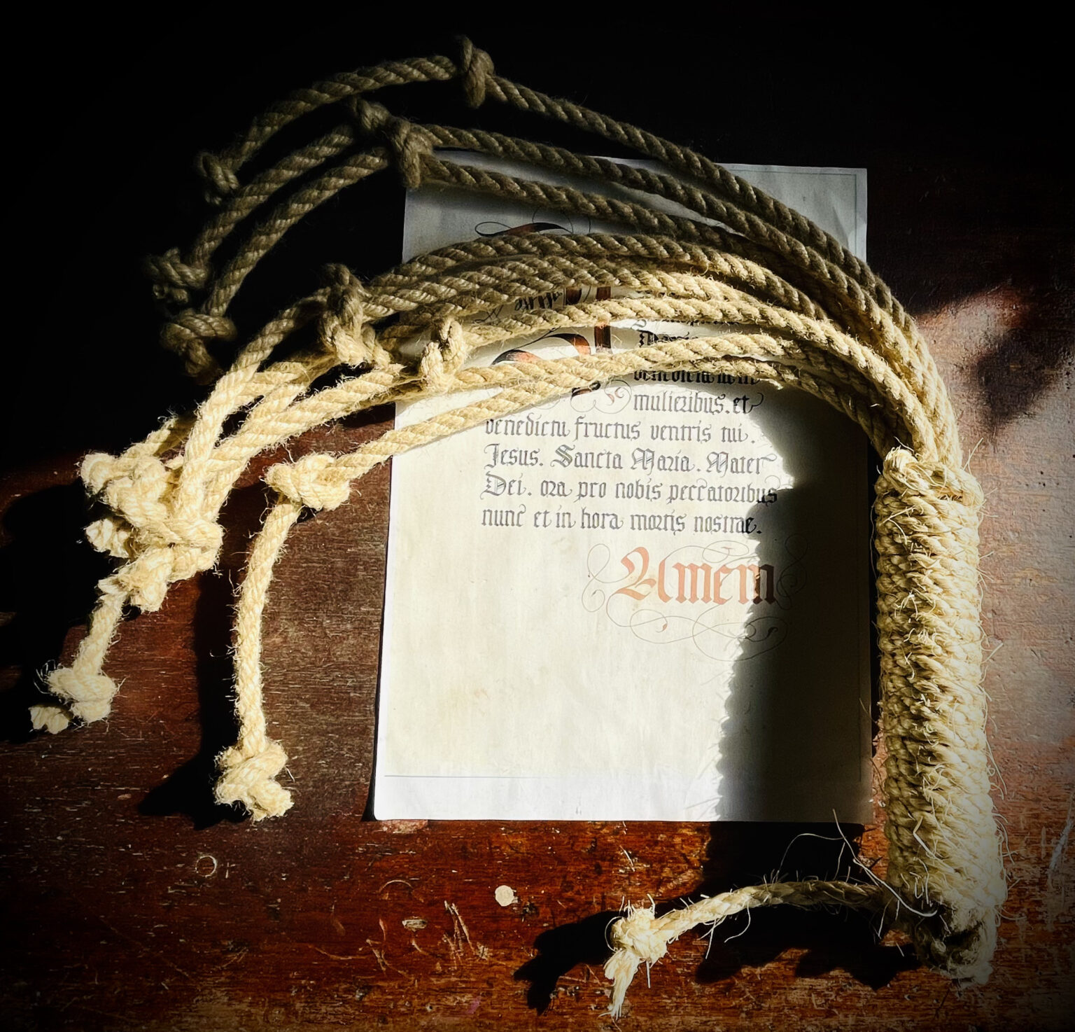 Cat O' Nine Tails Handmade Traditional Rope Discipline